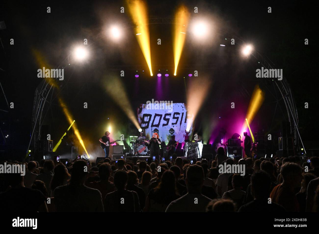 Gossip during the Live Tour 2024 at Villa Ada Festival, Villa Ada, on ...