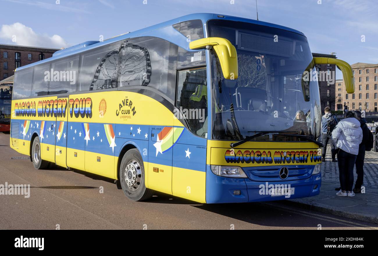 Magical mystery tour coach hi-res stock photography and images - Alamy