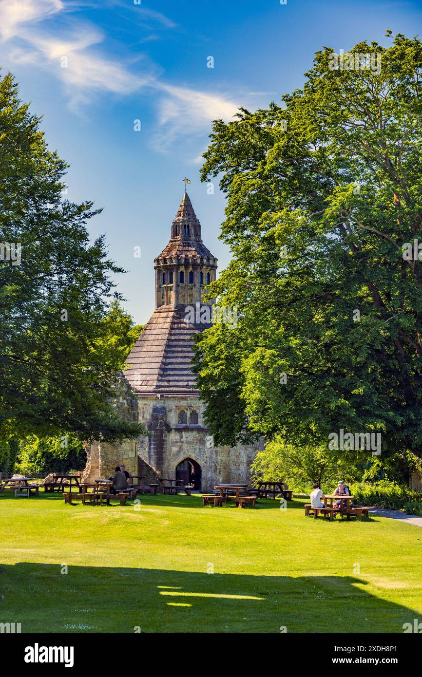 The Abbots Kitchen is part of the 8th century Glastonbury Abbey ruins ...