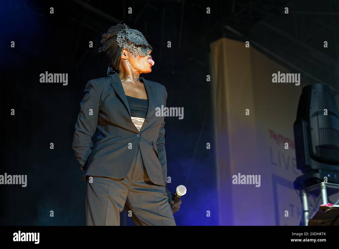 June 22, 2024, Halifax, United kingdom: Jamaican-American singer ...