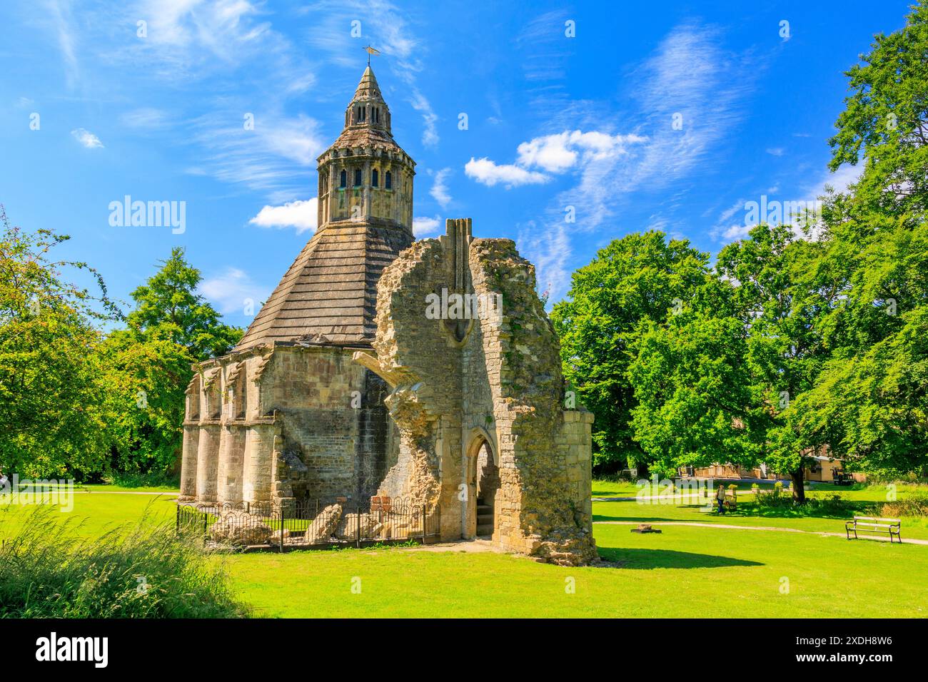 The Abbots Kitchen is part of the 8th century Glastonbury Abbey ruins ...