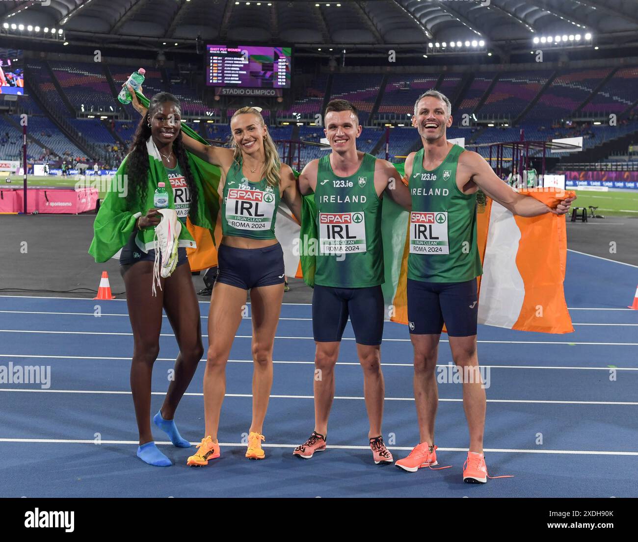 Rhasidat Adeleke, Sharlene Mawdsley, Chris O'Donnell and Thomas Barr of ...