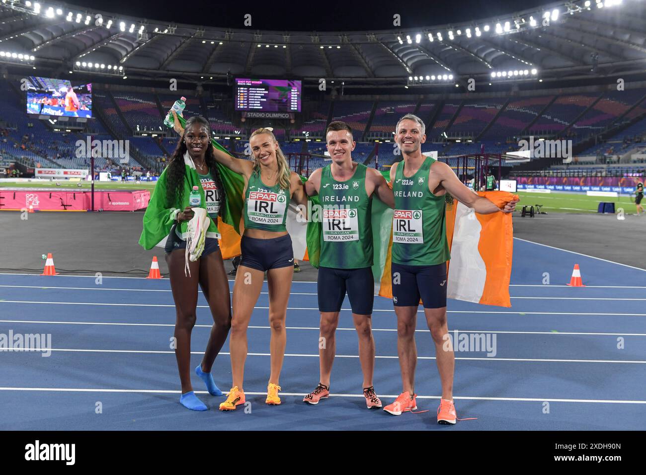 Rhasidat Adeleke, Sharlene Mawdsley, Chris O'Donnell and Thomas Barr of ...