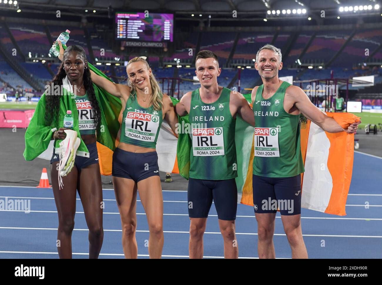 Rhasidat Adeleke, Sharlene Mawdsley, Chris O'Donnell and Thomas Barr of ...