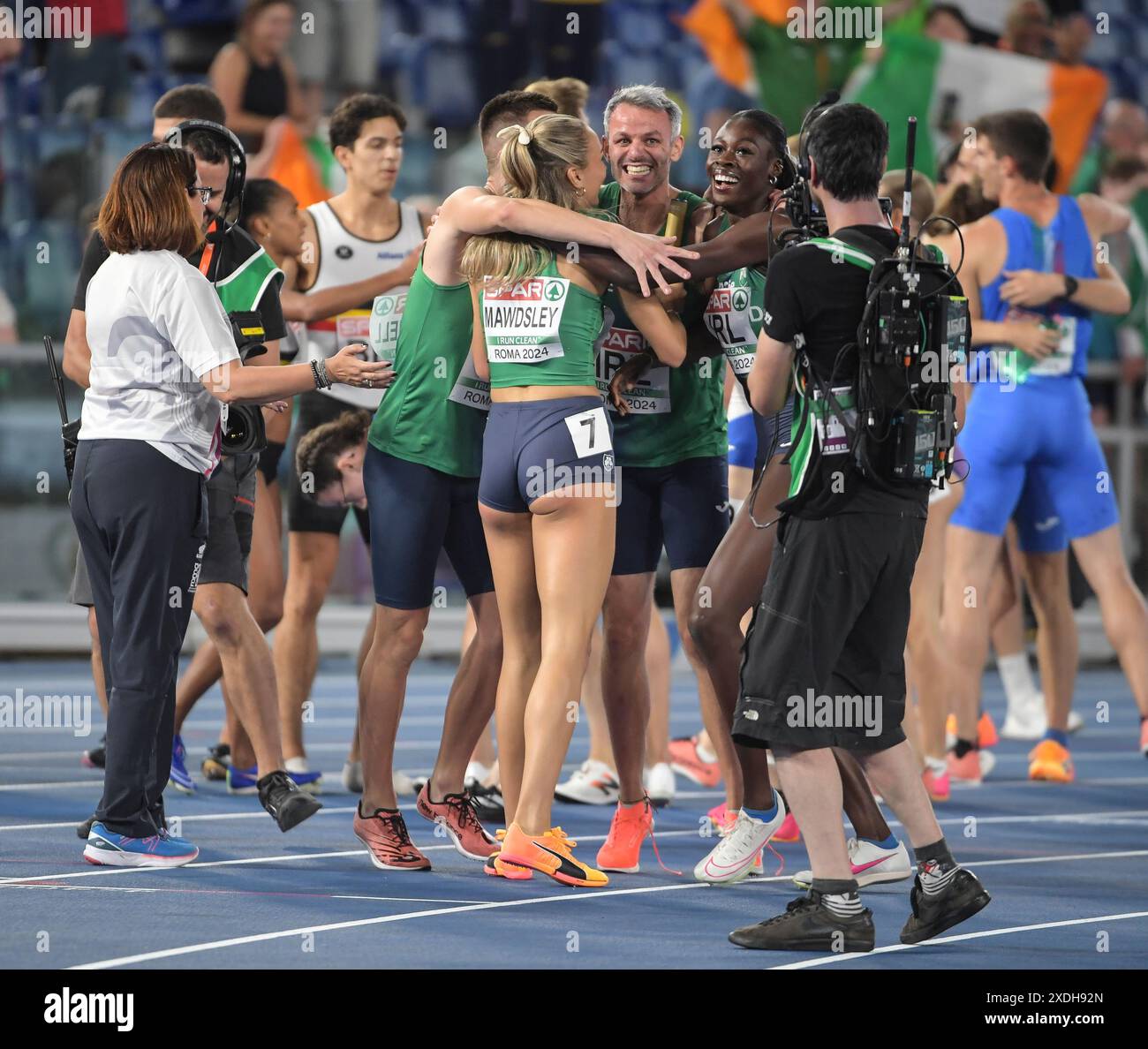 Rhasidat Adeleke, Sharlene Mawdsley, Chris O'Donnell and Thomas Barr of ...