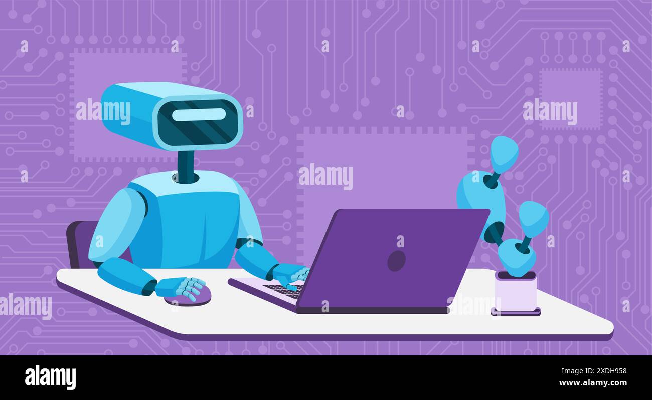 Automated office work, automation of business tasks, smart assistance ...