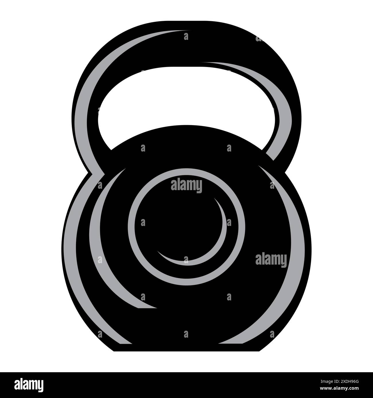 Vector Illustration with silhouettes of weights on a white background ...