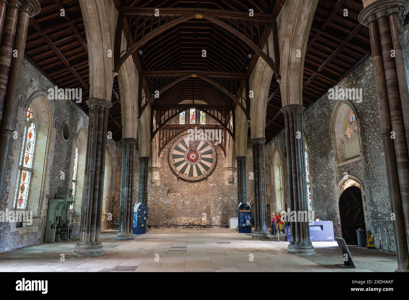 Considered one of the finest surviving aisled halls of the 13th century ...