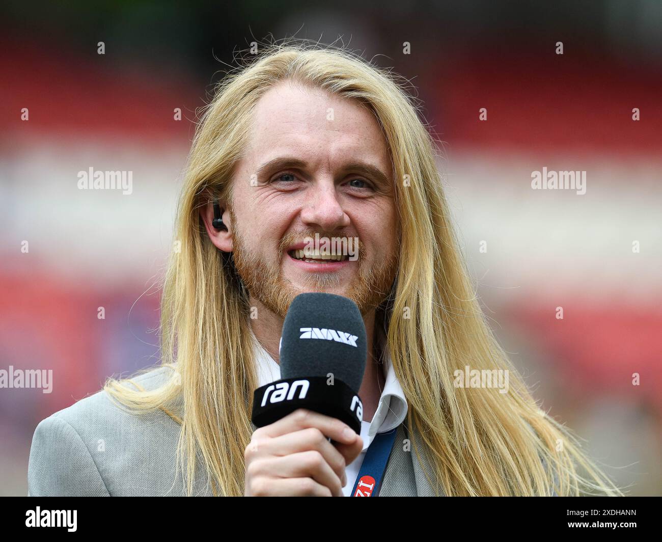 Christoph Dommisch (Pro7 Maxx Moderator), Munich Ravens vs. Stuttgart ...