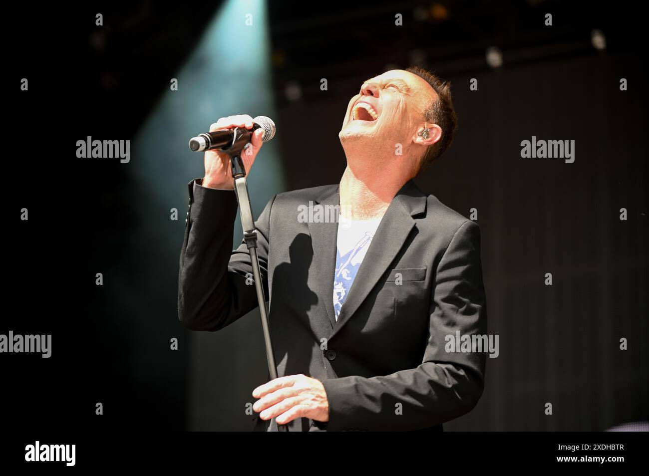 June 22, 2024, Leeds, South Yorkshire, U.K: Jason Donovan Performing at ...