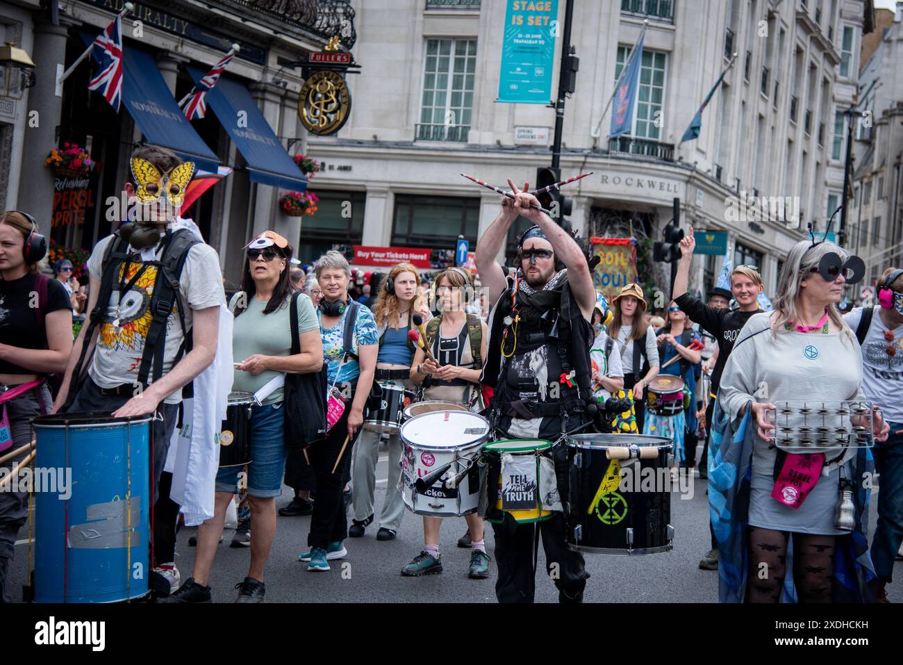 London, UK. 22nd June, 2024. XR performers seen during the Restore ...