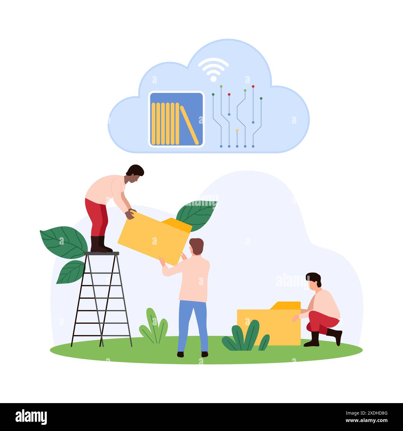 Cloud library service, data upload and management, transfer and sharing with privacy. Tiny ...