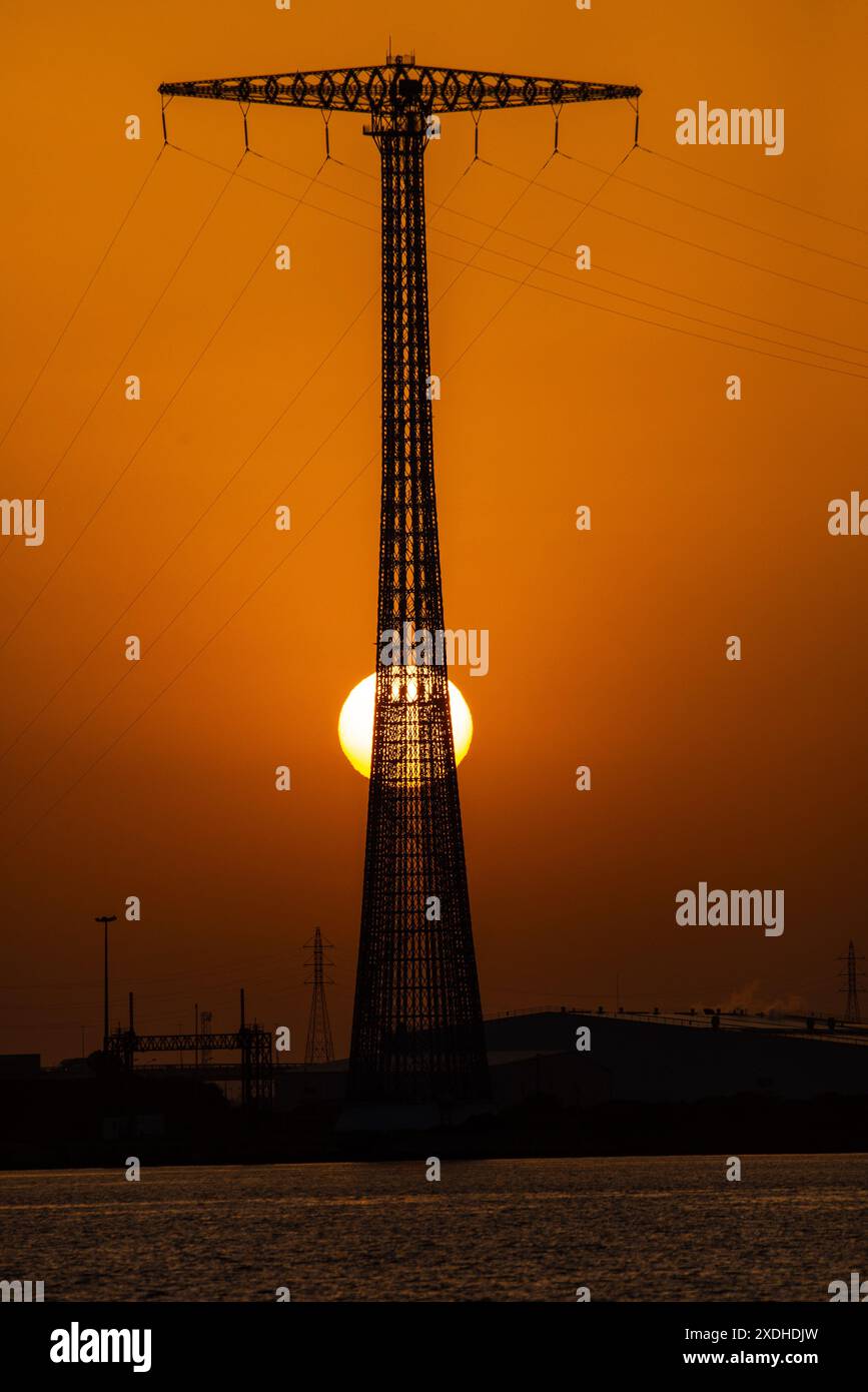 High voltage power tower stands hi-res stock photography and images - Alamy