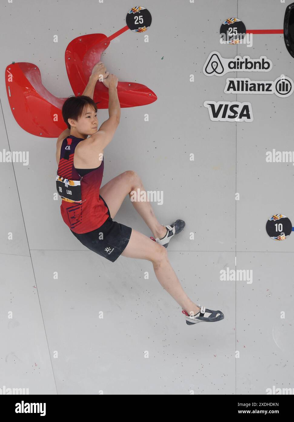 Budapest, Hungary. 23rd June, 2024. Luo Zhilu of China competes during ...