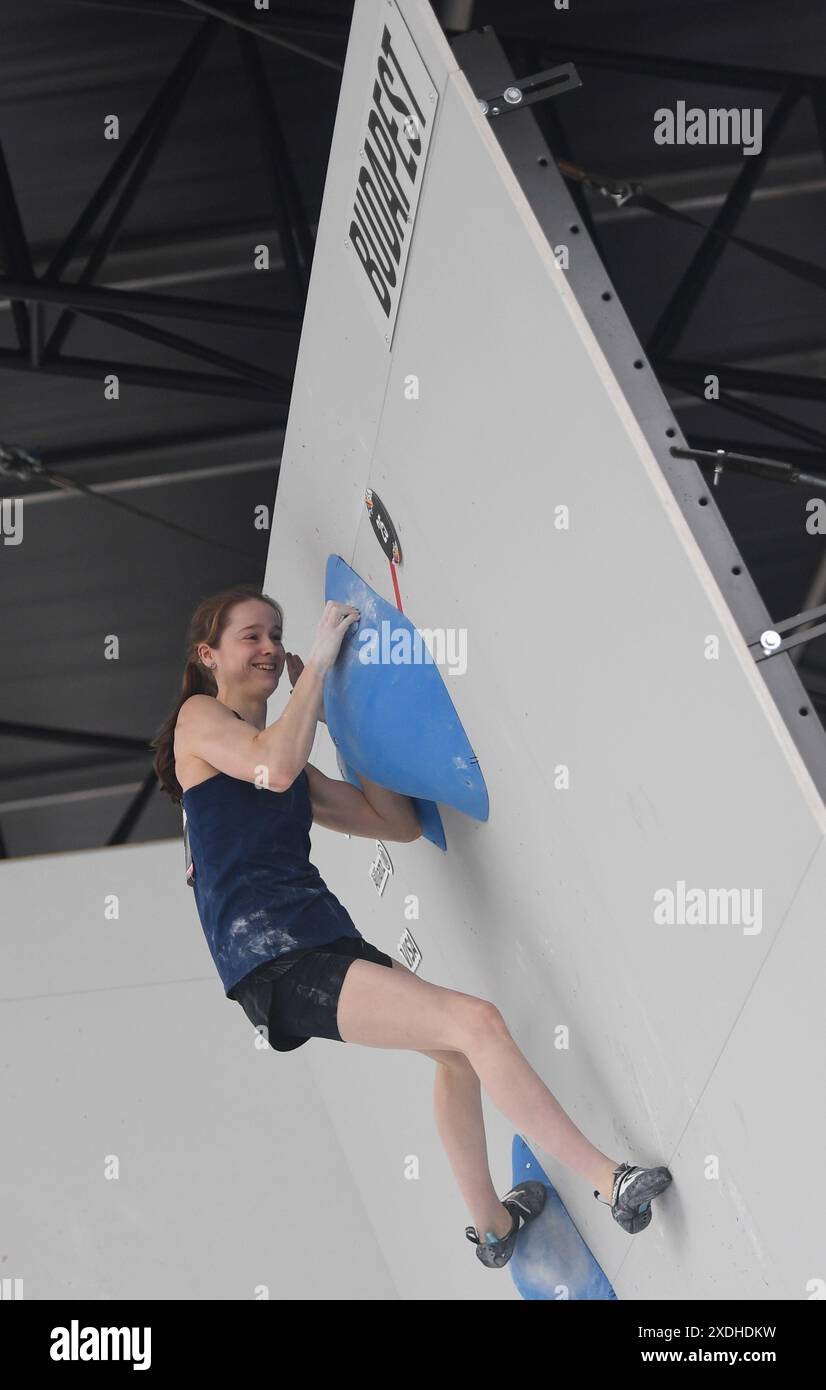 Budapest, Hungary. 23rd June, 2024. Erin Mcneice of Britain competes ...