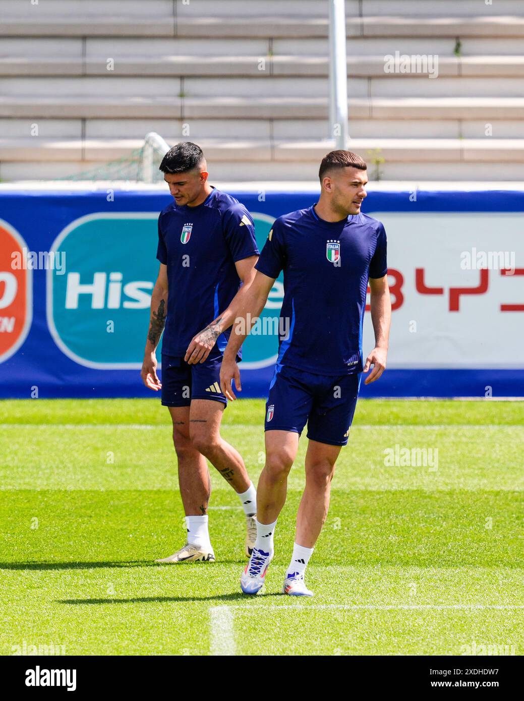 Iserlohn, Germany. 23rd June, 2024. Italy's Raoul Bellanova and Italy's ...