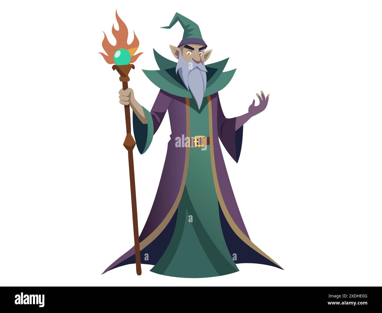 A tale of sorcery Stock Vector Images - Alamy
