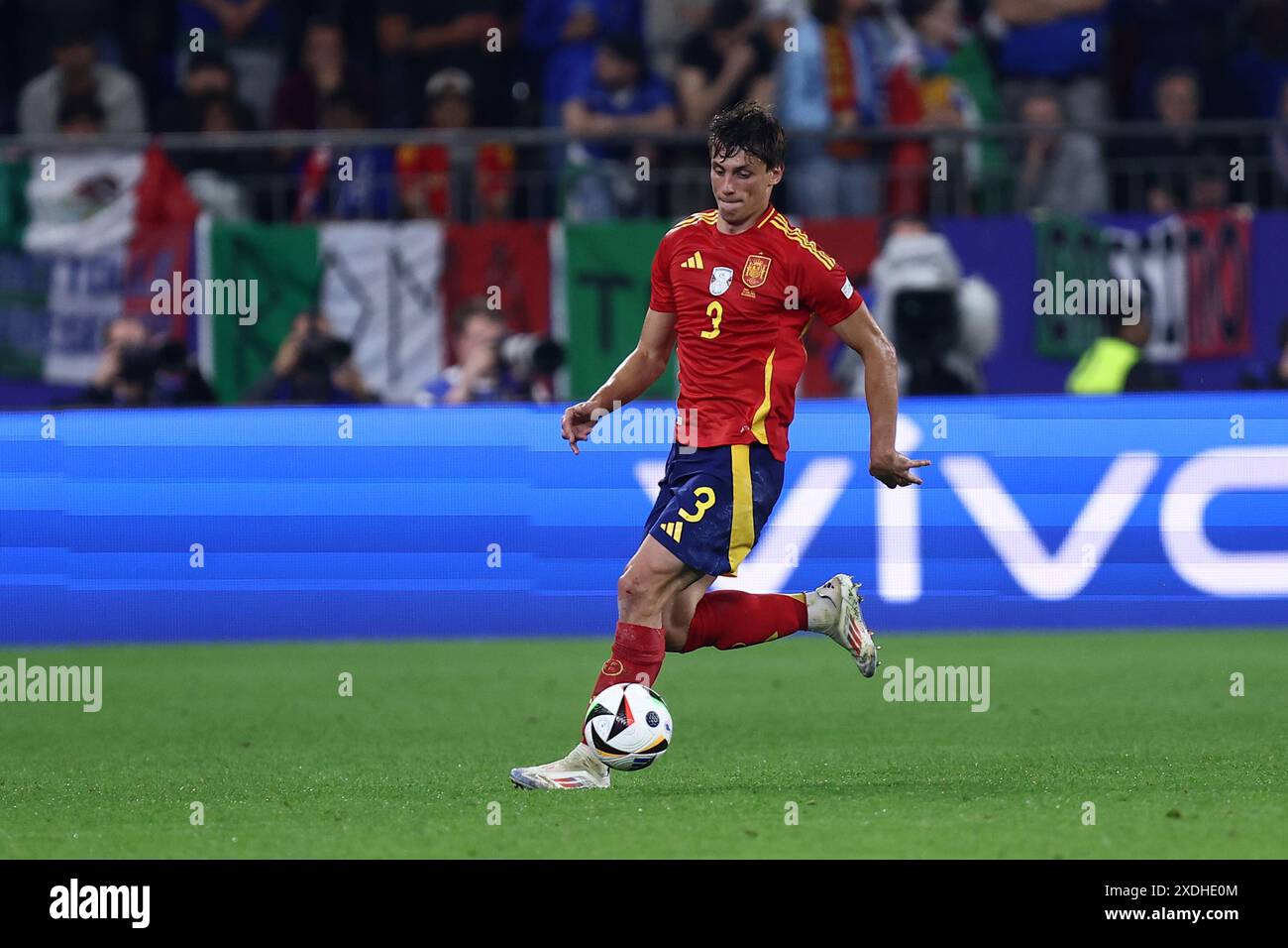 Robin Le Normand of Spain in action during the Uefa Euro 2024 Group B ...