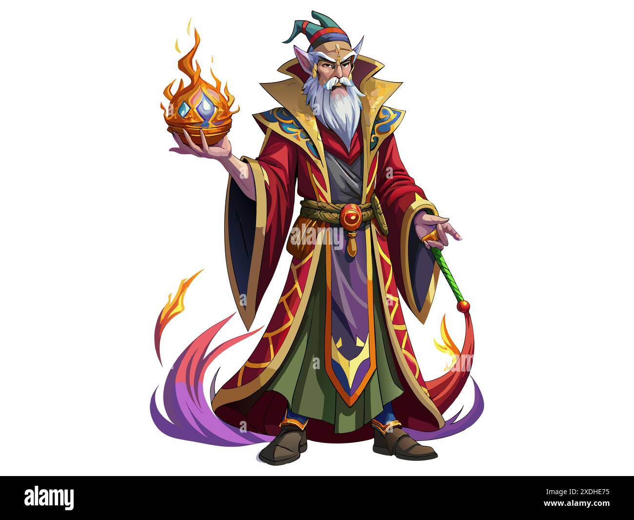 A tale of sorcery Stock Vector Images - Alamy