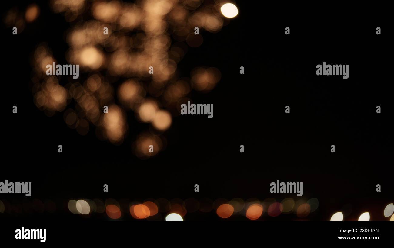 Abstract blurred shining fireworks bokeh hi-res stock photography and ...