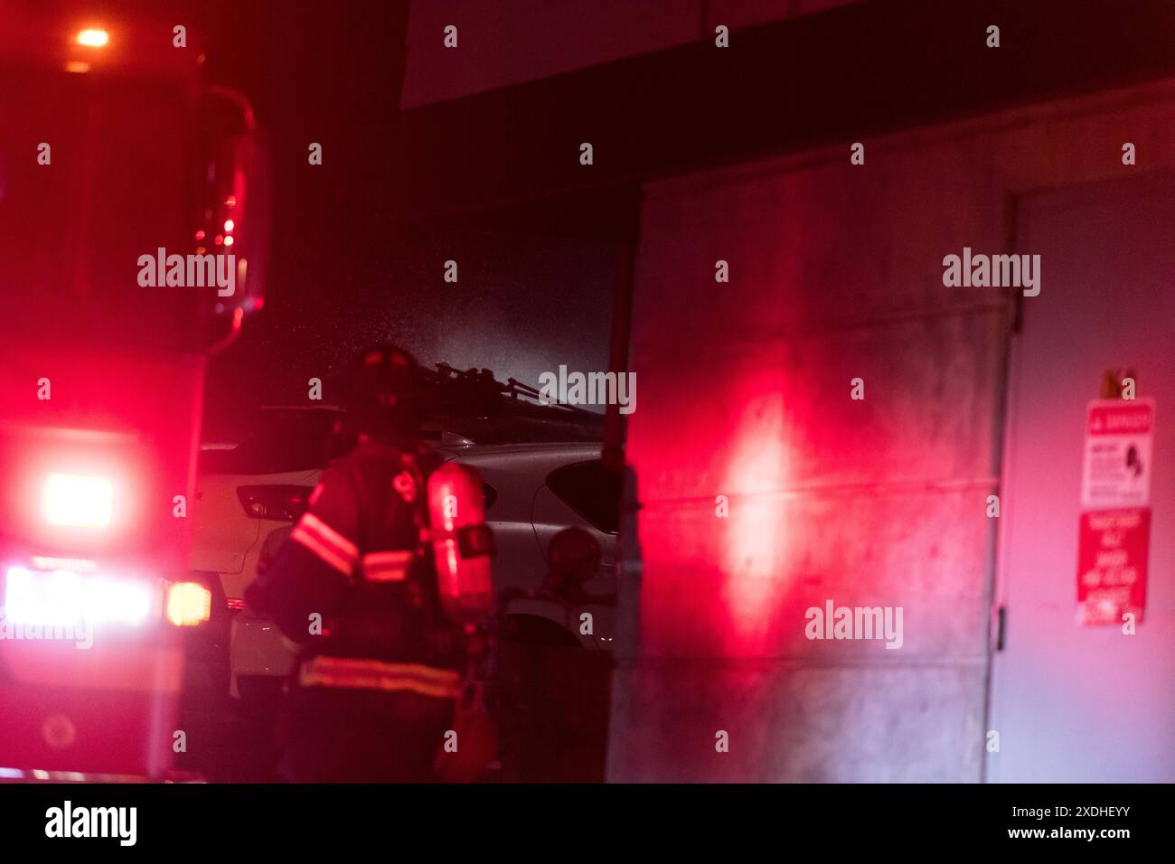 Seattle, USA. 23rd Jun 2024. Just after 2:00am Seattle police and fire ...