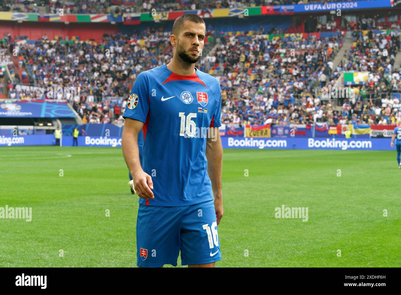 David Hancko of Slovakia during UEFA Euro 2024 - Slovakia vs Ukraine ...