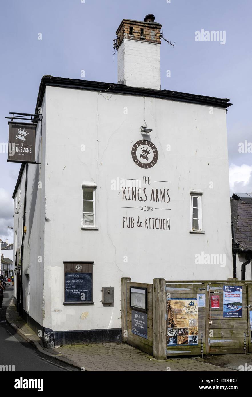 The Kings Arms - public house - Fore Street, Salcombe, Devon, England ...