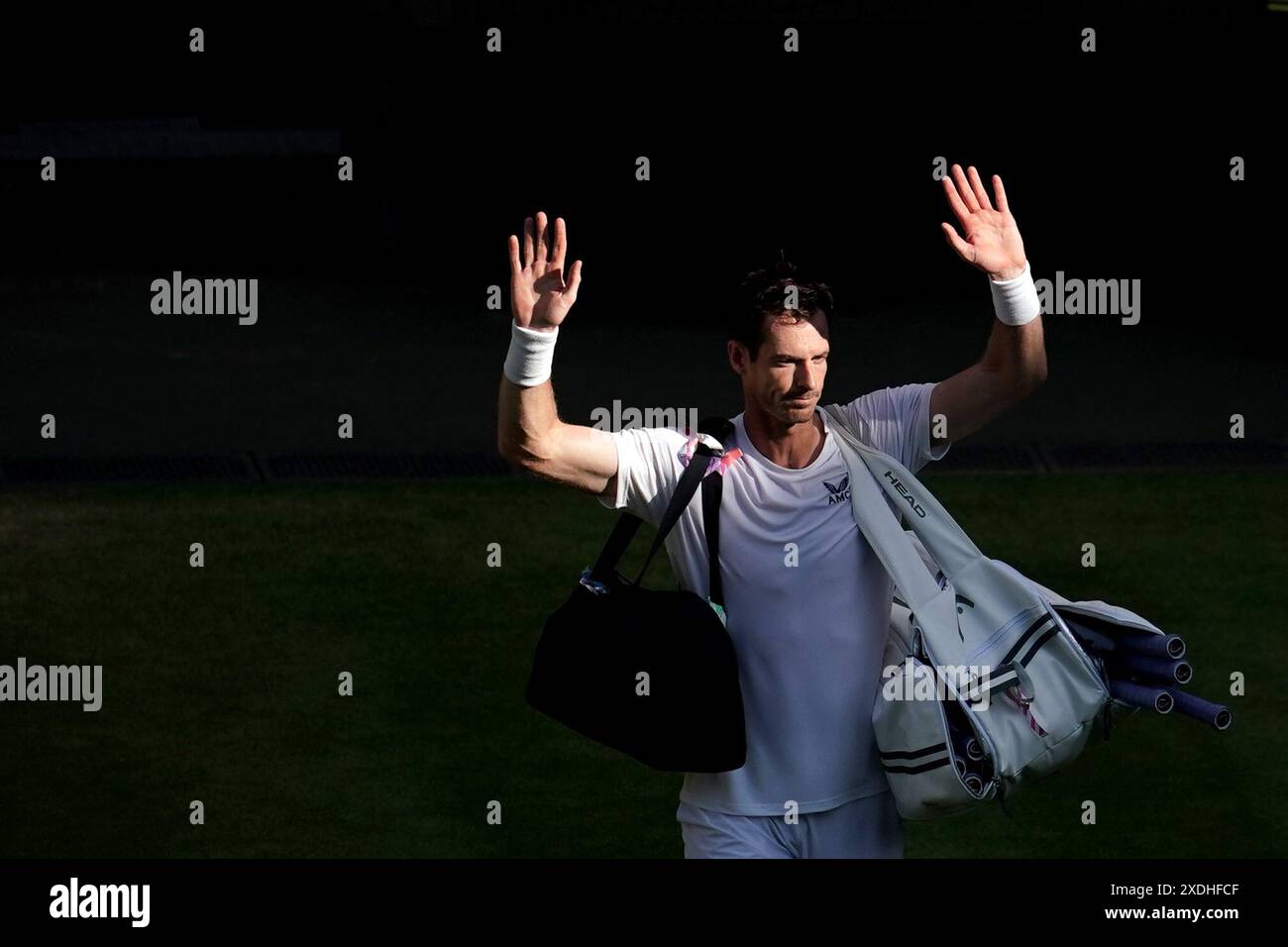 File photo dated 07/07/23 of Andy Murray. Andy Murray will not play at ...