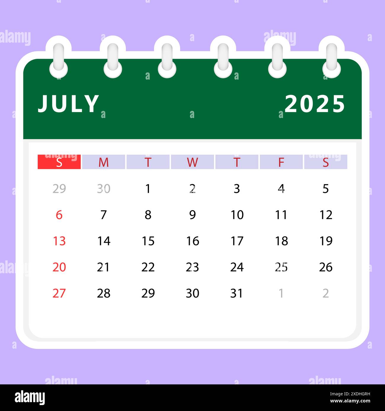 July 2025 Stock Vector Images - Alamy