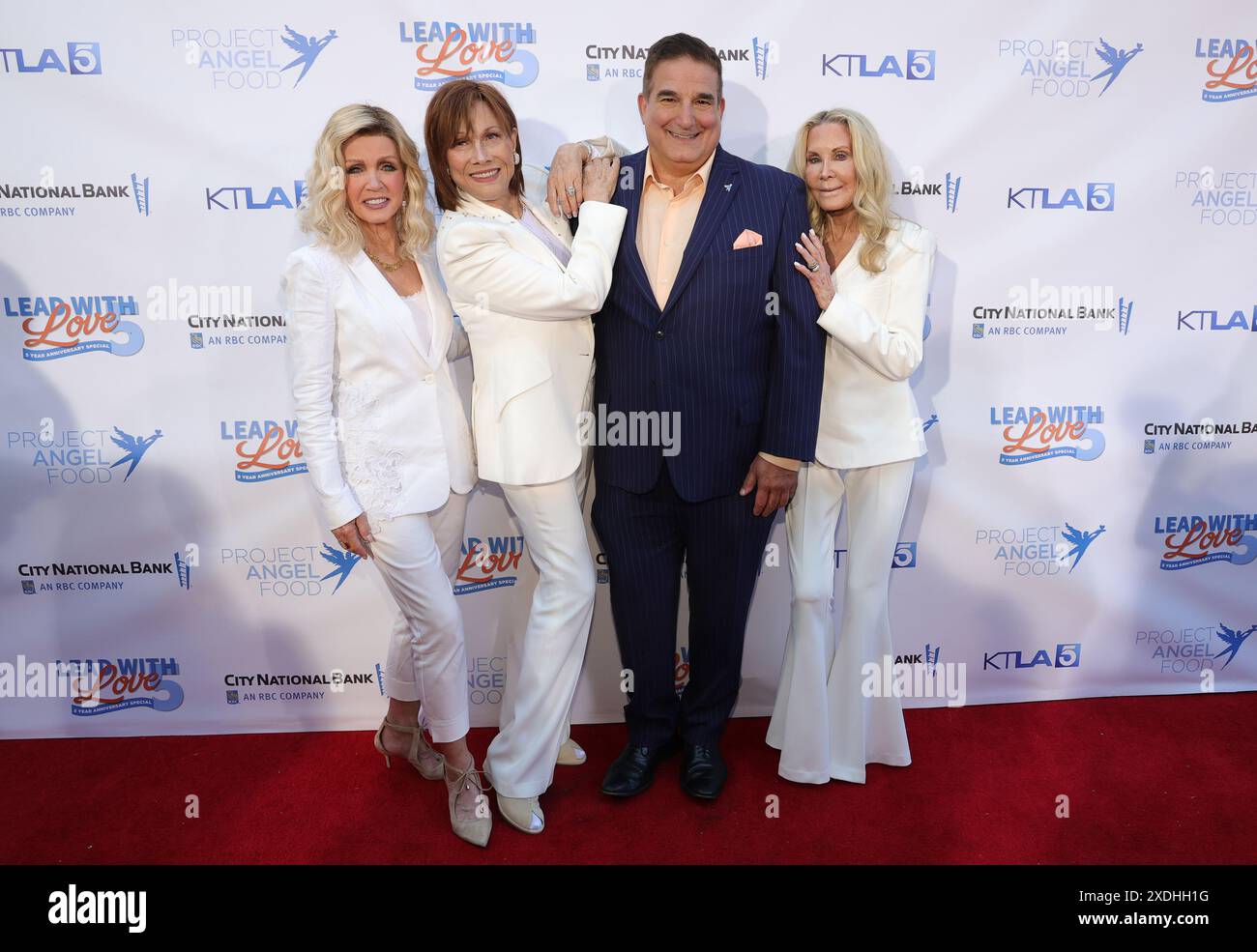 LOS ANGELES, CA - JUNE 22: Donna Mills, Michele Lee, Richard Ayoub ...