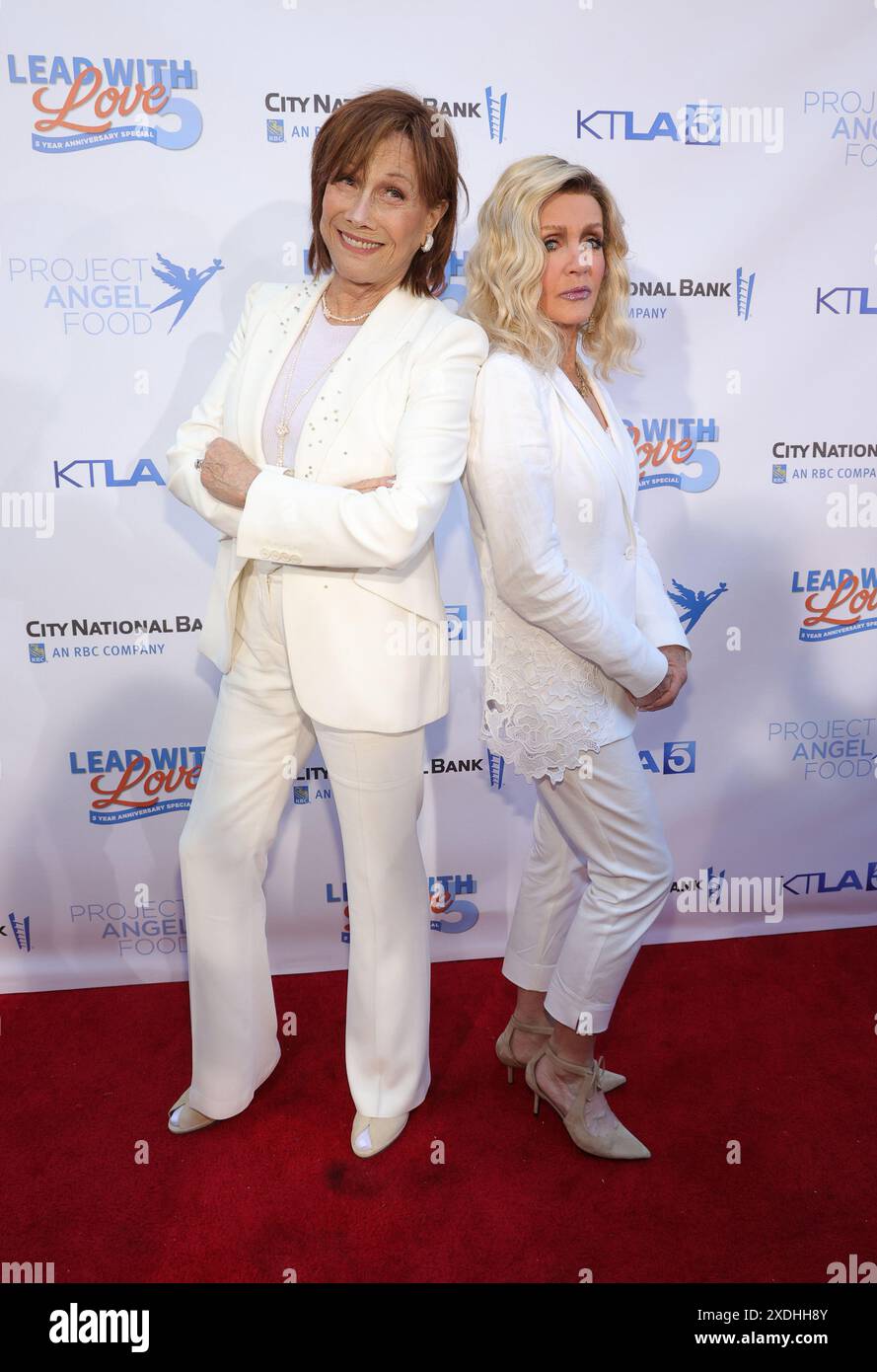 LOS ANGELES, CA - JUNE 22: Michele Lee, Donna Mills at Project Angel ...