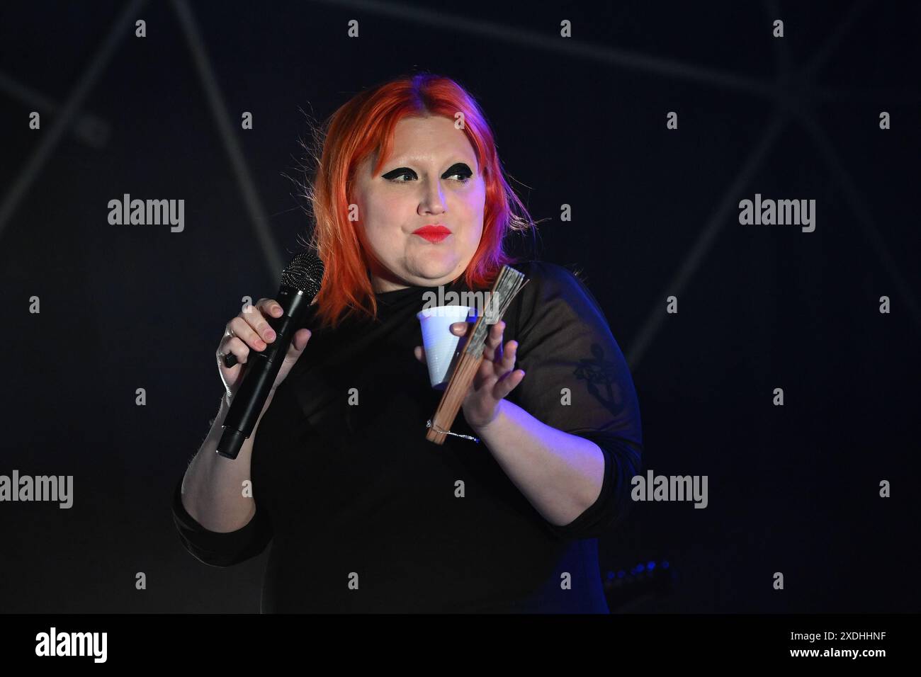 Rome, Italy. 22nd June, 2024. Beth Ditto is performing during the ...