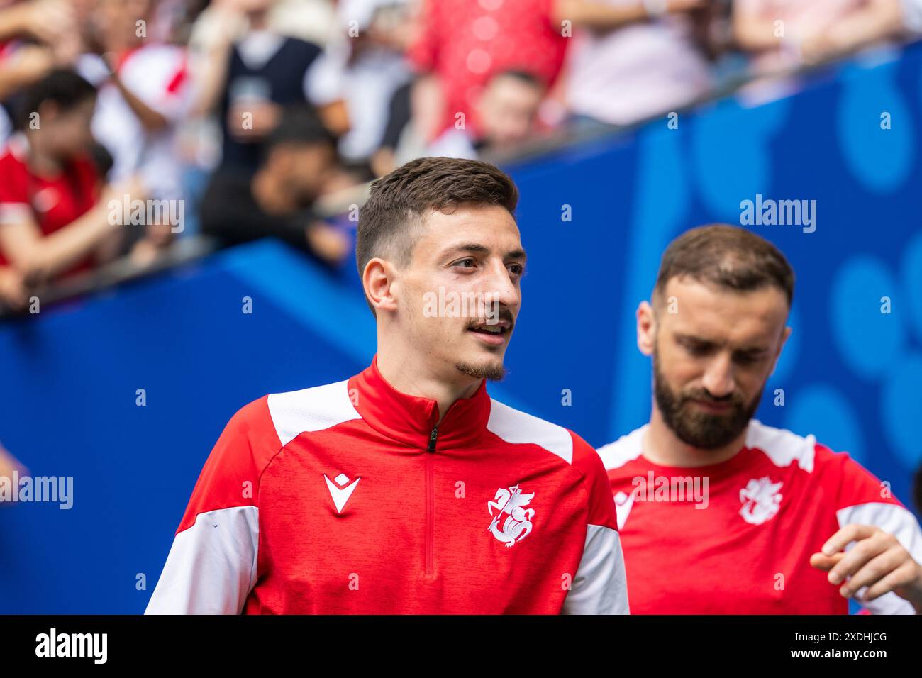 Hamburg, Germany. 22nd June, 2024. Giorgi Gocholeishvili of Georgia ...
