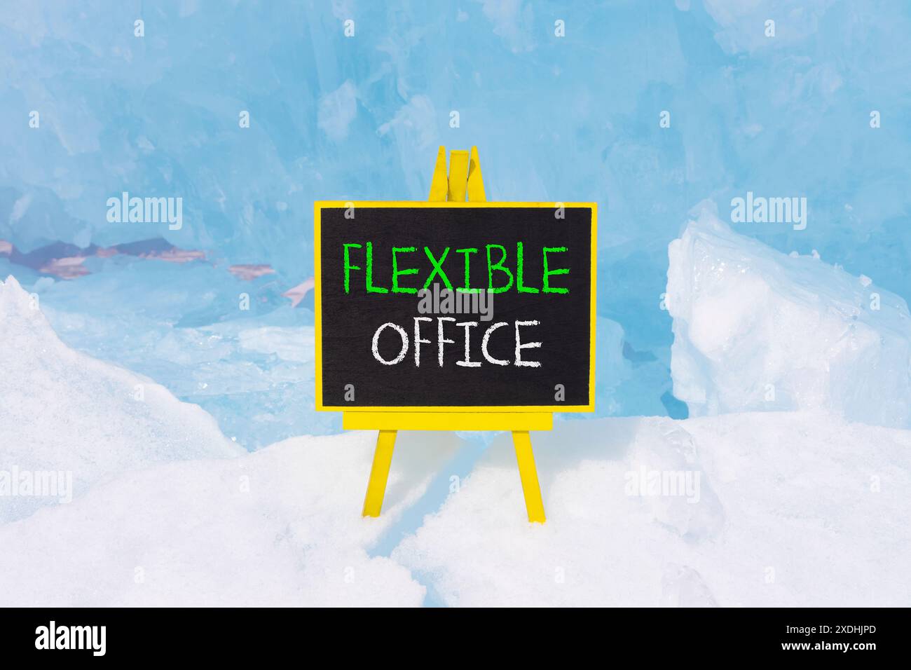 Flexible office symbol. Concept words Flexible office on beautiful ...