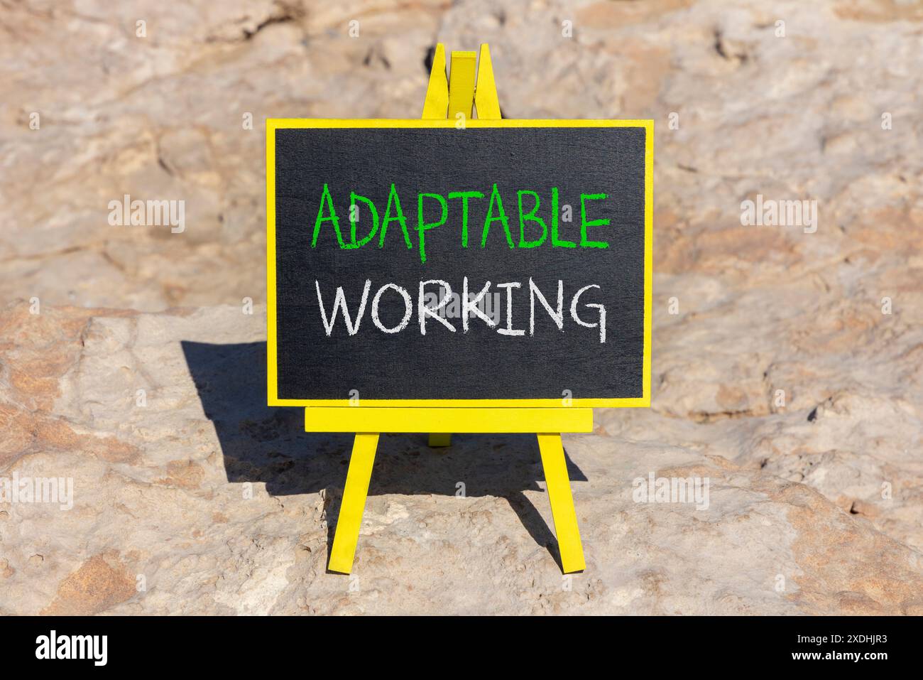Adaptable working symbol. Concept words Adaptable working on beautiful ...