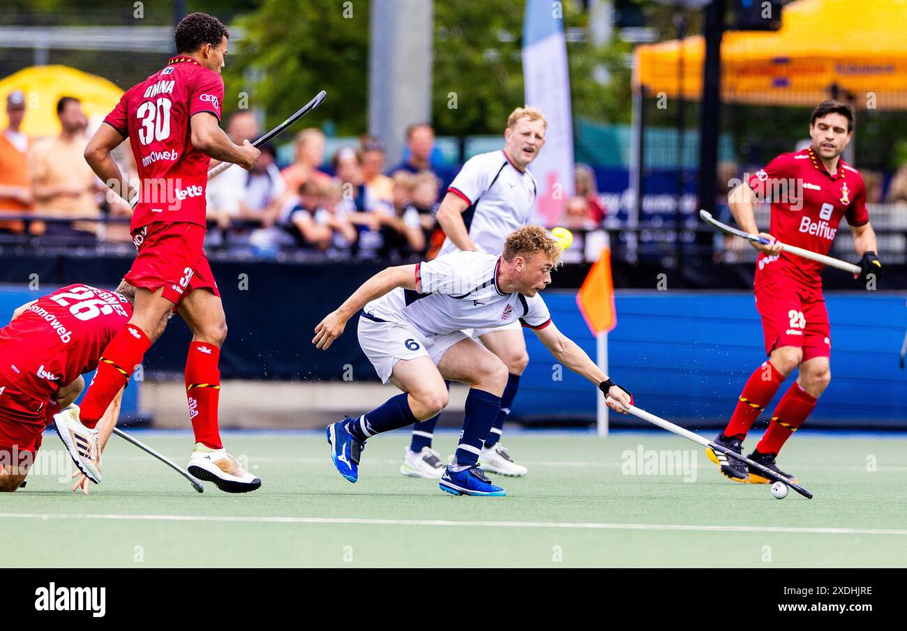 UTRECHT - Jacob Draper (GBR) during the FIH Pro League men's hockey ...