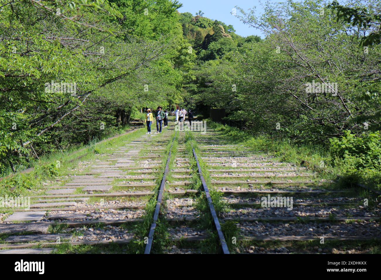Keage Incline (old train tracks) in Kyoto, Japan Stock Photo - Alamy