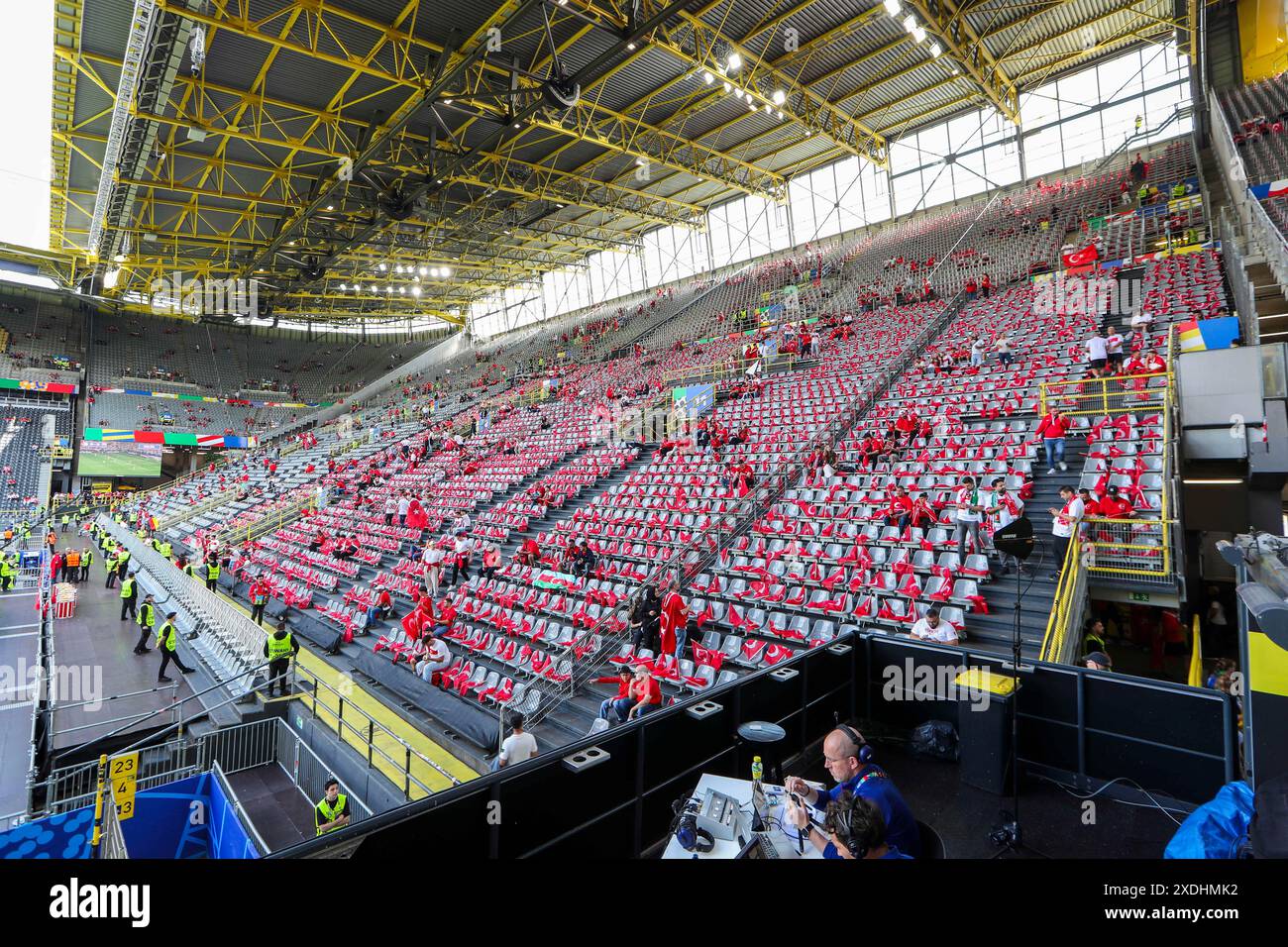 Dortmund, Germany. 22nd June, 2024. Yellow Wall stand Ground View ...