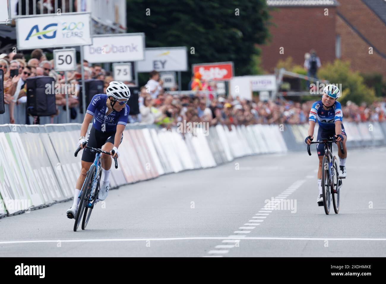 Zottegem, Belgium. 23rd June, 2024. Belgian Lotte Kopecky of SD Worx ...