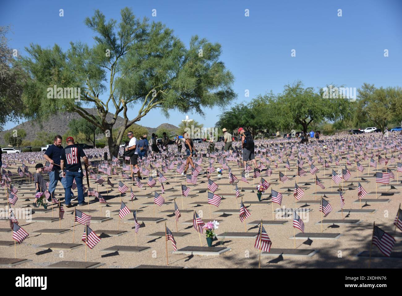 Phoenix, AZ., U.S.A. May 27, 2024. National Memorial Cemetery. United ...