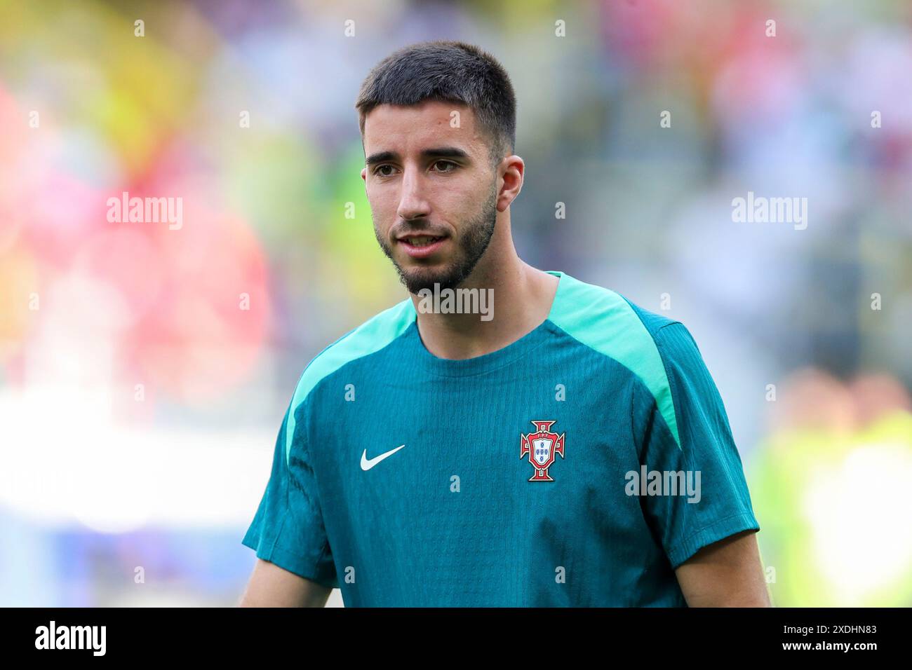 Dortmund, Germany. 22nd June, 2024. Portugal Goncalo Inacio warm up ...