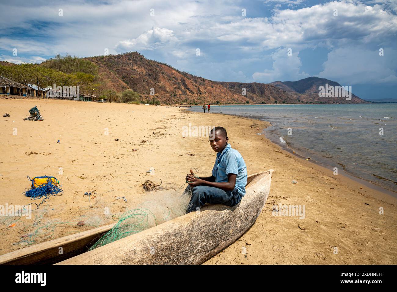Mozambique, Niassa, Metangula, View of Lake Niassa Stock Photo - Alamy