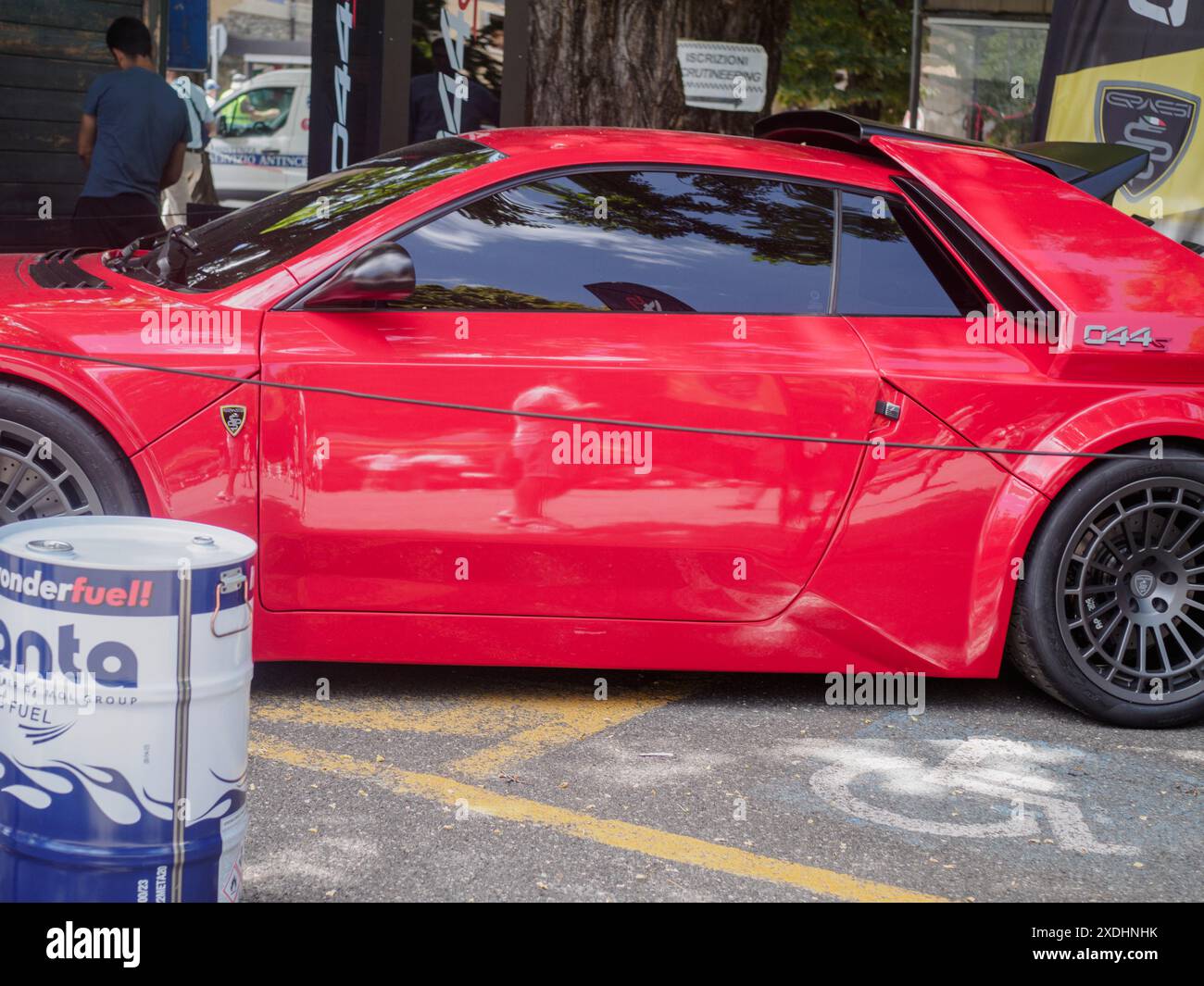 Castellarquato, Italy - June 22nd 2024 Silver Flag rally , 044s Grassi Squadra Team Lancia Delta ...