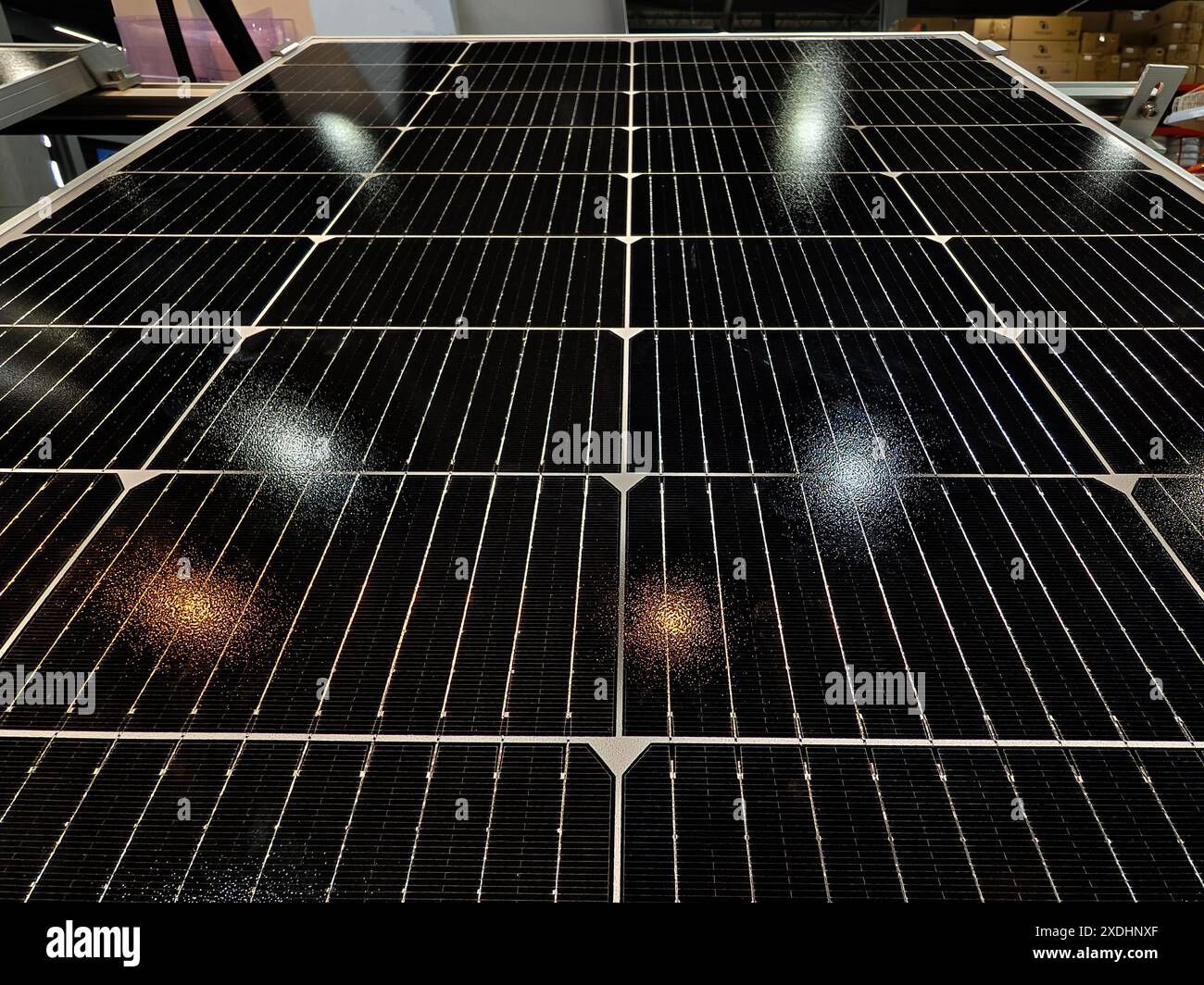 Solar panel with composites and gas tech for sunlight penetration Stock ...