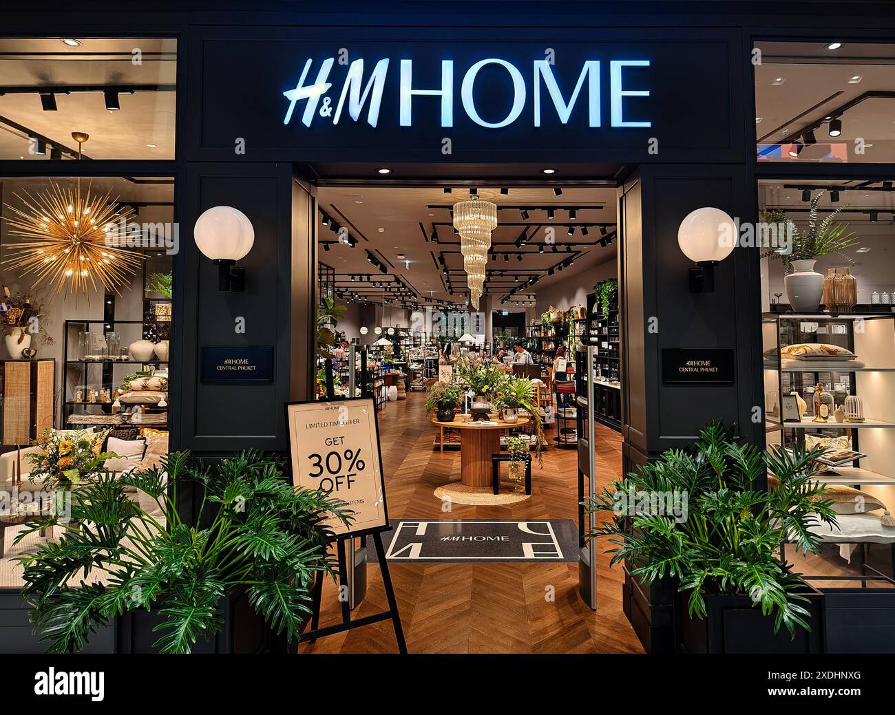 PHUKET, THAILAND - June 05, 2024: HM HOME store at big shopping center ...