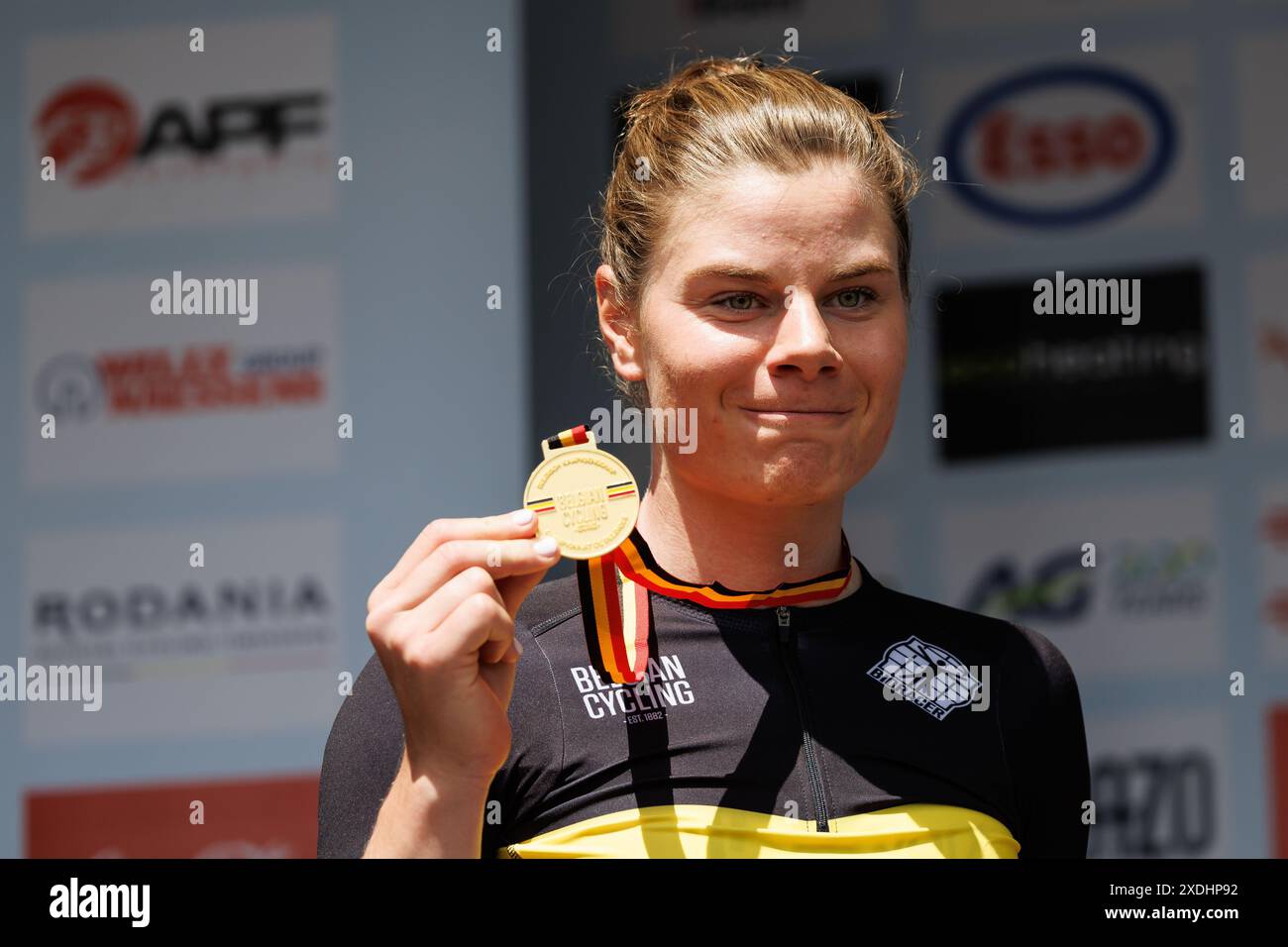 Zottegem, Belgium. 23rd June, 2024. Belgian Lotte Kopecky of SD Worx ...