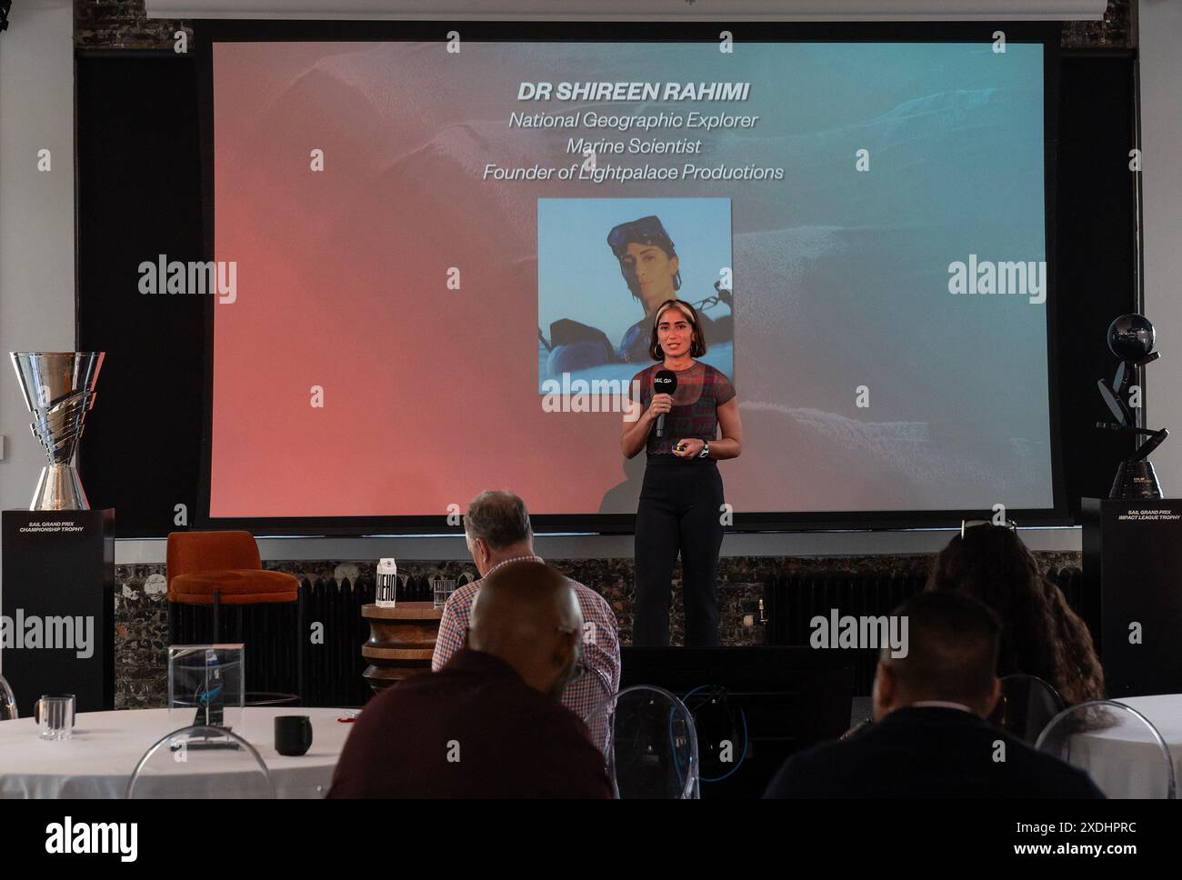 Dr. Shireen Rahimi, Founder of Lightpalace Productions delivers ...