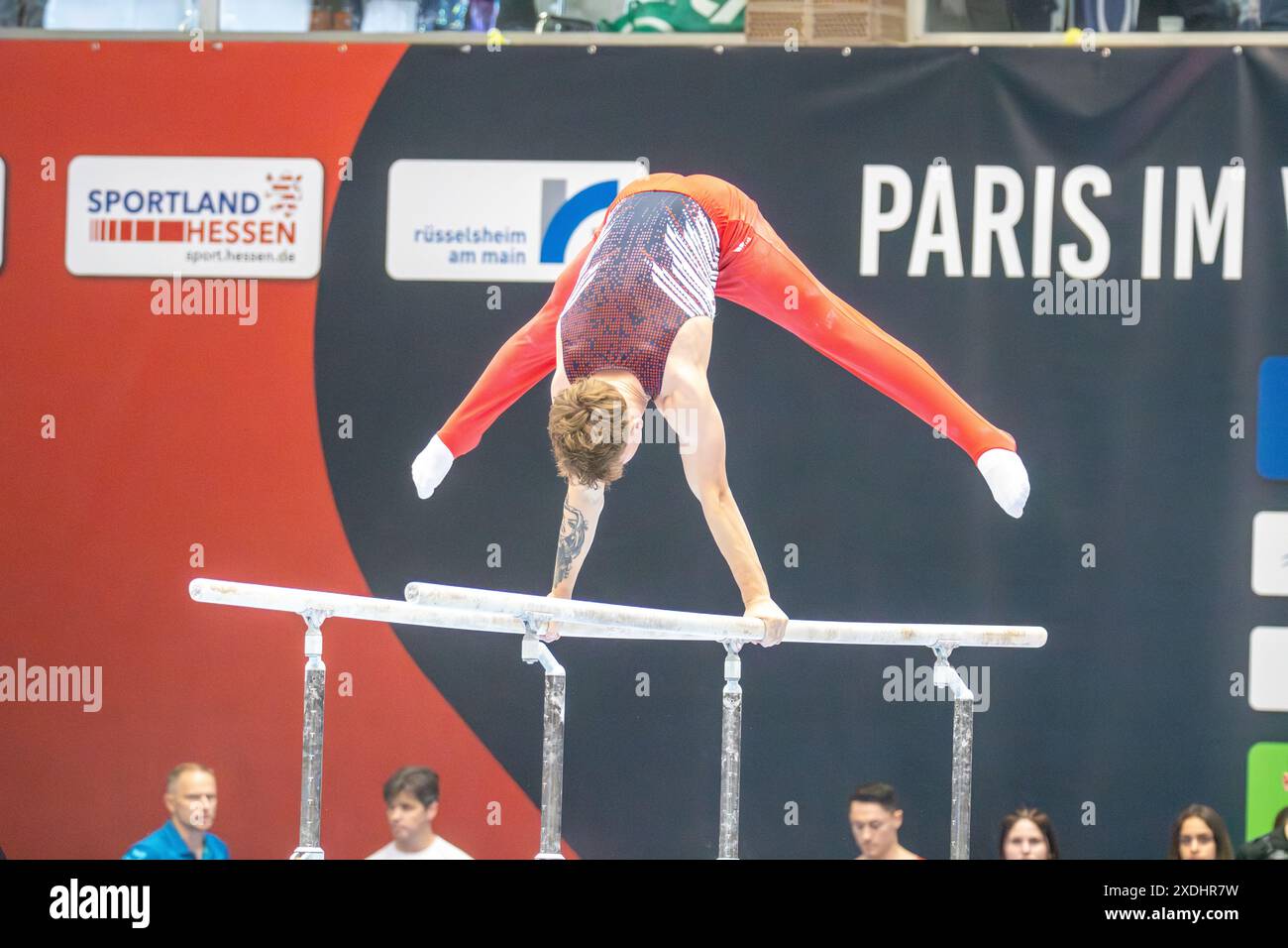 Olympia-Qualifikation im Geräteturnen in Rüsselsheim. Bild: Pascal ...
