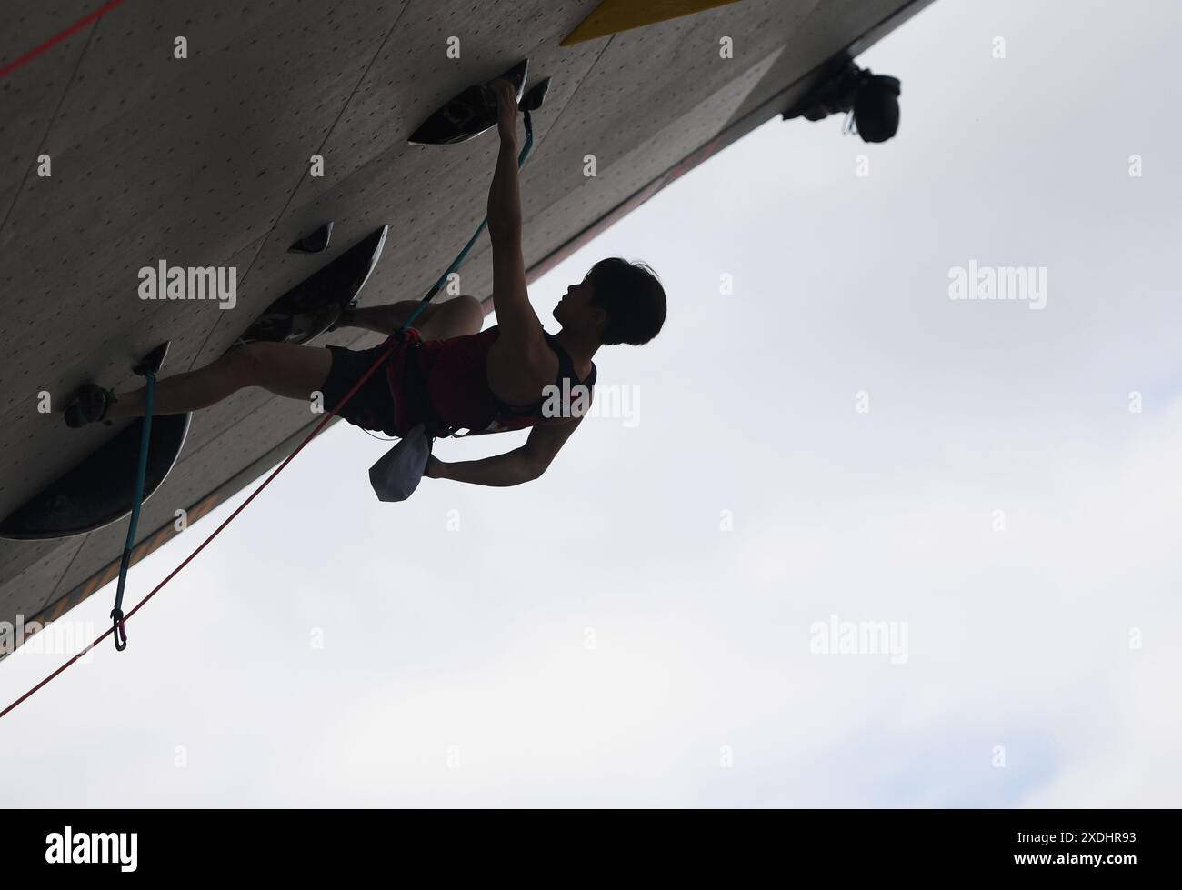 Budapest, Hungary. 23rd June, 2024. Luo Zhilu of China competes during ...