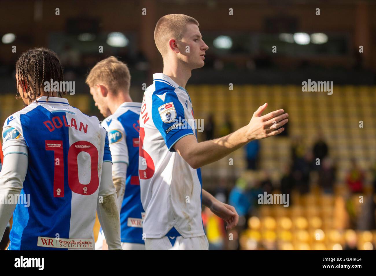 Adam Wharton of Blackburn Rovers is seen after the Sky Bet Championship ...
